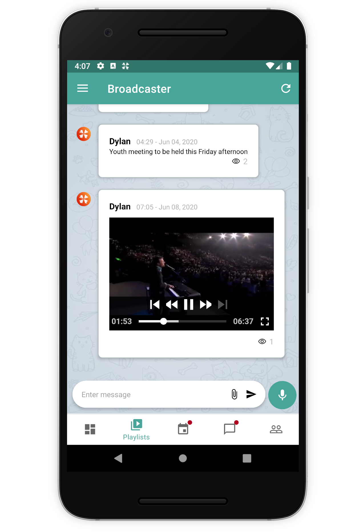 Broadcaster – eDisciples Docs